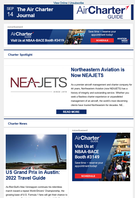 Air Charter Guide - A Definitive Resource for Online Aircraft Charter